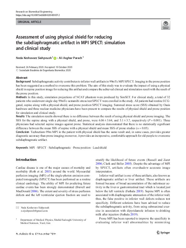 (PDF) Assessment of using physical shield for reducing the ...