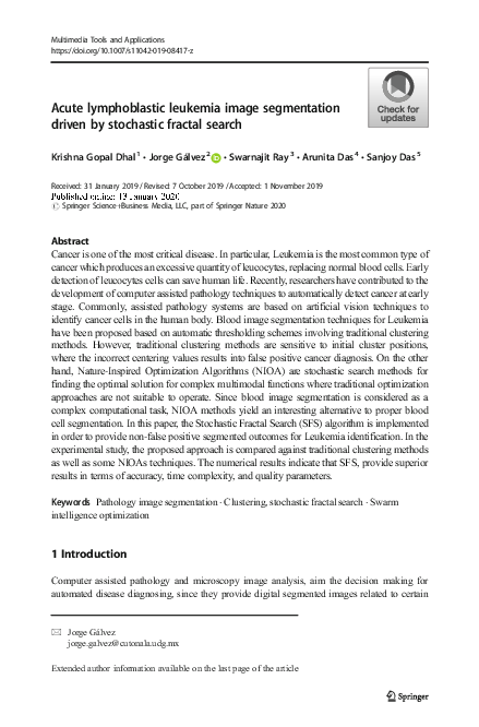 (PDF) Acute lymphoblastic leukemia image segmentation driven by ...
