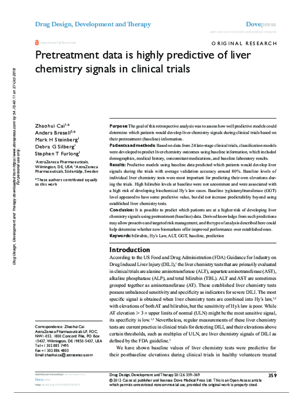 (PDF) Drug Design, Development and Therapy