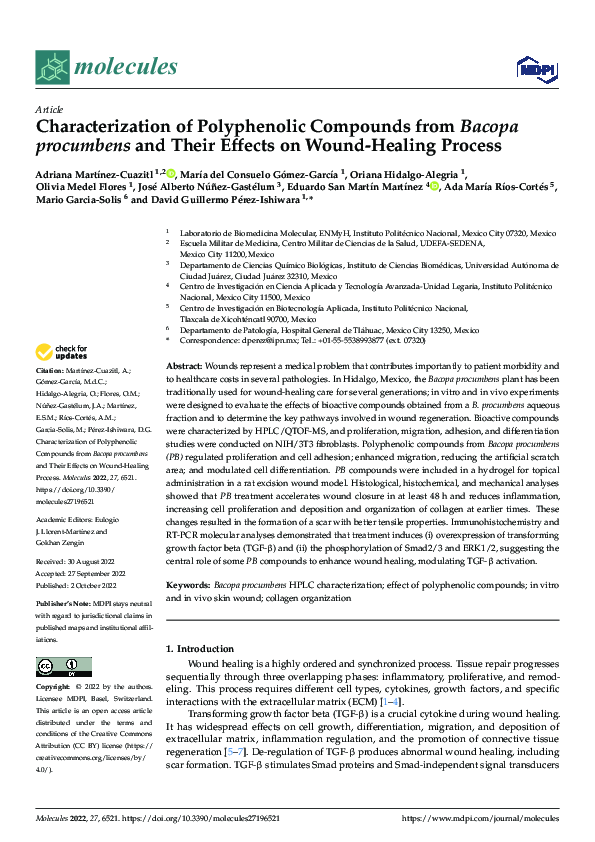 (PDF) Characterization of Polyphenolic Compounds from Bacopa Procumbens ...