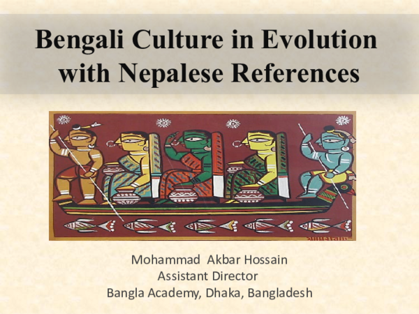 (PPT) Bengali Culture in Evolution Powerpoint
