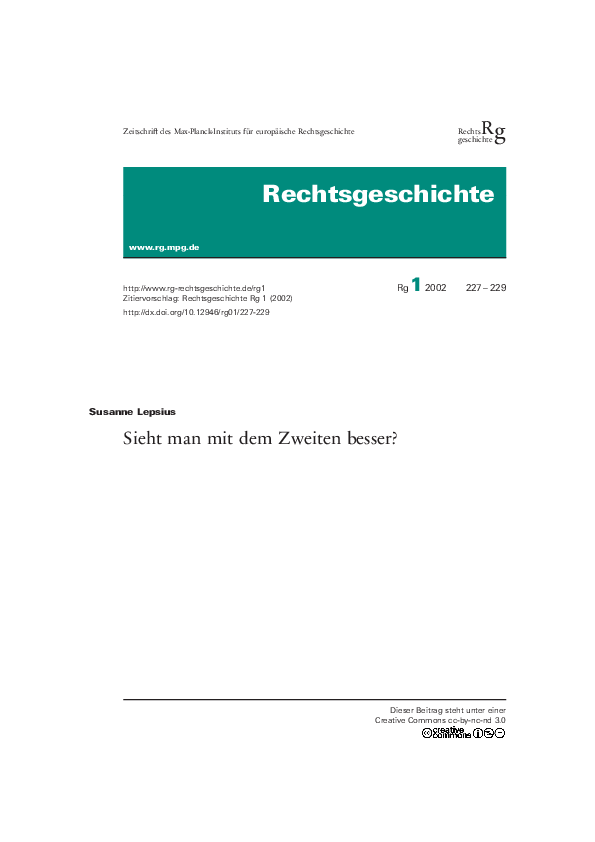 (PDF) Sieht man mit dem Zweiten besser?