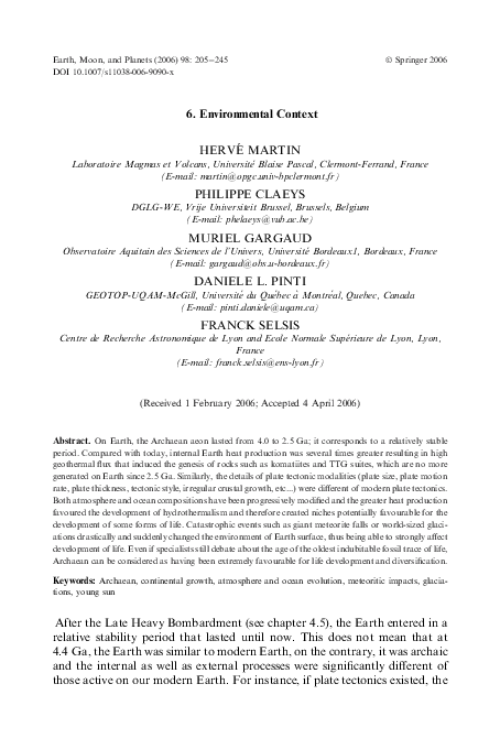 (PDF) 6. Environmental Context