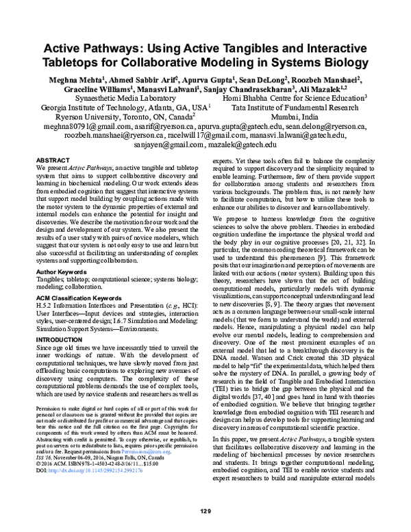 (PDF) Active Pathways