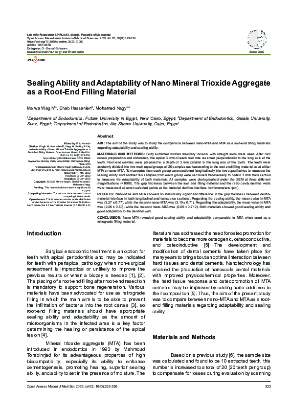 (PDF) Sealing Ability and Adaptability of Nano Mineral Trioxide ...