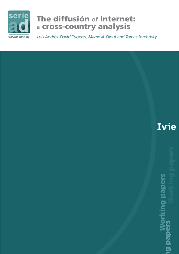 (PDF) The diffusion of the Internet: A cross-country analysis