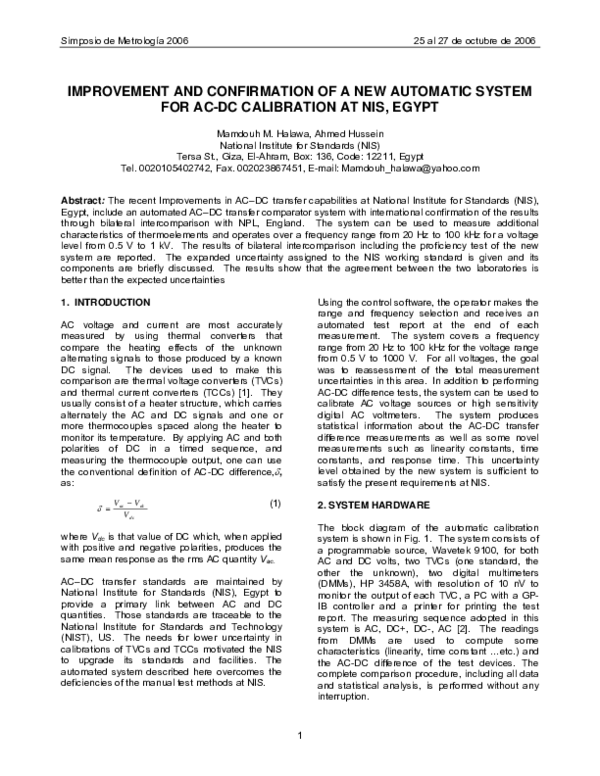 (PDF) Improvement and Confirmation of a New Automatic System for Ac-DC ...