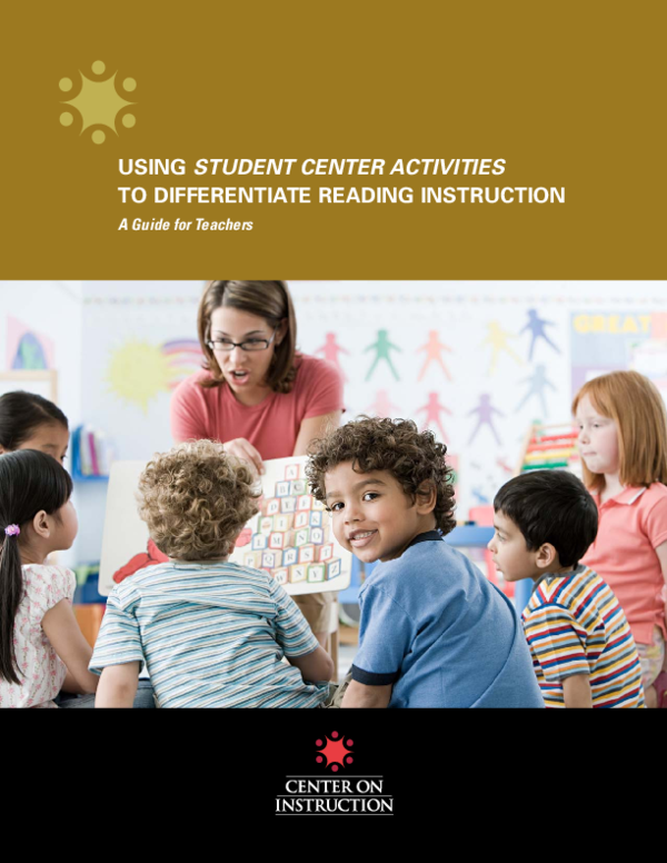 (PDF) Using "Student Center Activities" to Differentiate Reading ...