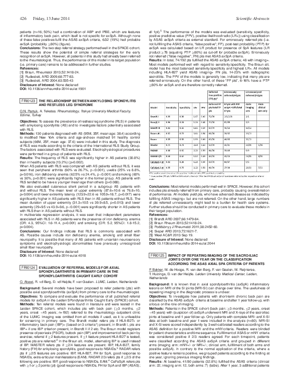 (PDF) FRI0125 Impact of Repeating Imaging of the Sacro-Iliac Joints ...