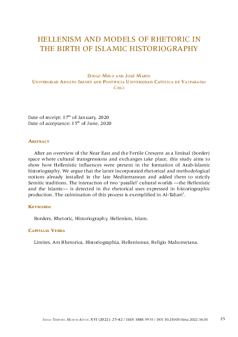 (PDF) HELLENISM AND MODELS OF RHETORIC IN THE BIRTH OF ISLAMIC ...