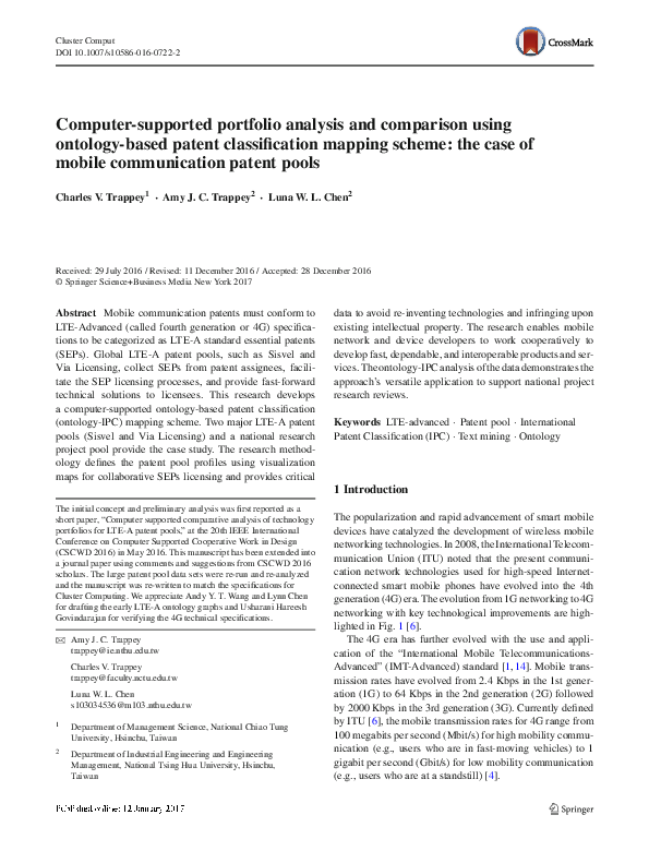 (PDF) Computer-supported portfolio analysis and comparison using ontology-based patent ...