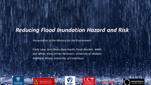 (PDF) Reducing flood inundation hazard and risk