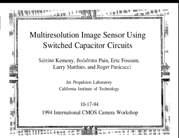 (PDF) Multiresolution Image Sensor Using Switched Capacitor Circuits