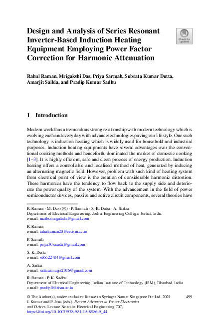 (PDF) Design and Analysis of Series Resonant Inverter-Based Induction Heating Equipment ...