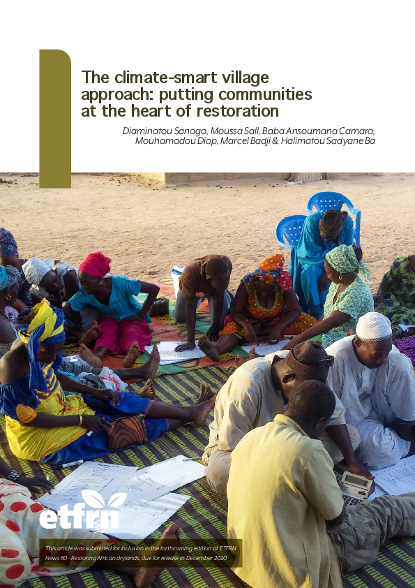 (PDF) The climate-smart village approach: putting communities at the ...