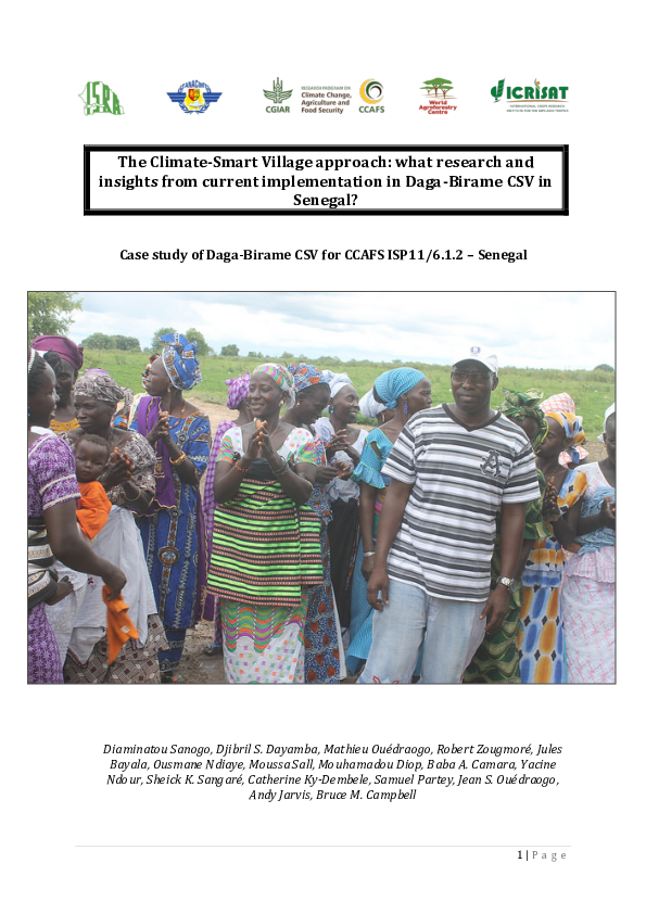 (PDF) Daga-Birame CSV Case Study in Senegal