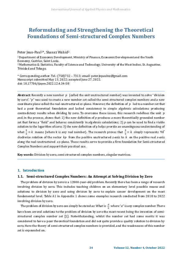 (PDF) Reformulating and Strengthening the Theoretical Foundations of ...