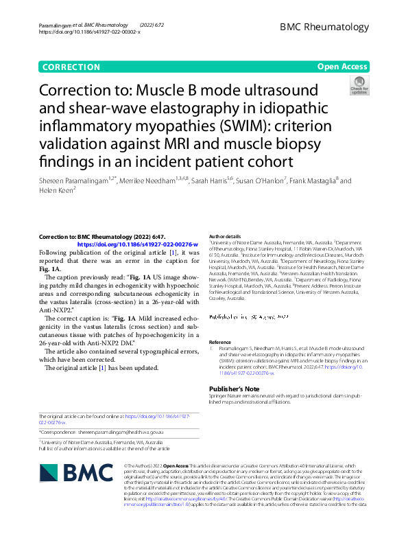 (PDF) Correction to: Muscle B mode ultrasound and shear-wave ...