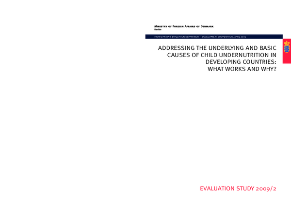 (PDF) Addressing the underlying and basic causes of child ...