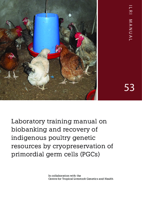 (PDF) Laboratory training manual on biobanking and recovery of ...