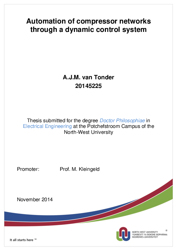 (PDF) Automation of compressor networks through a dynamic control system
