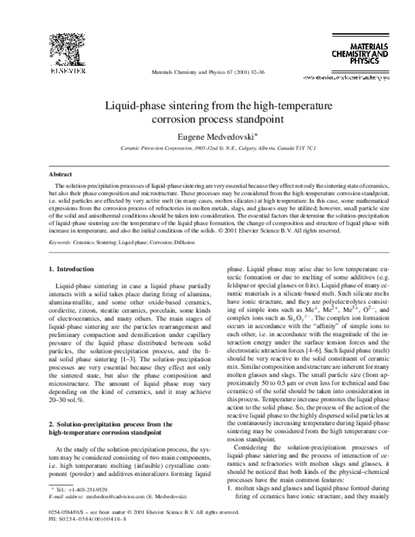 (PDF) Liquid-phase sintering from the high-temperature corrosion ...