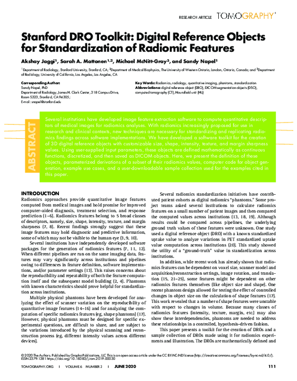 (PDF) Stanford DRO Toolkit: Digital Reference Objects for ...