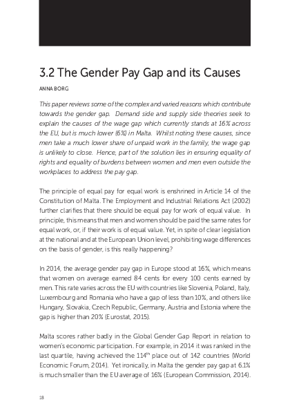 (PDF) The gender pay gap and its causes