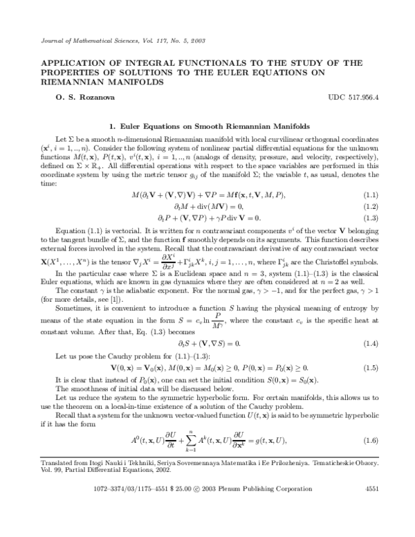 (PDF) Application of Integral Functionals to the Study of the Properties of Solutions to the ...