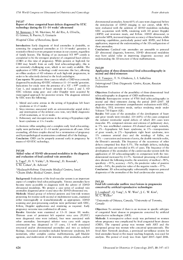 (PDF) P45.07: Report of three congenital heart defects diagnosed by ...