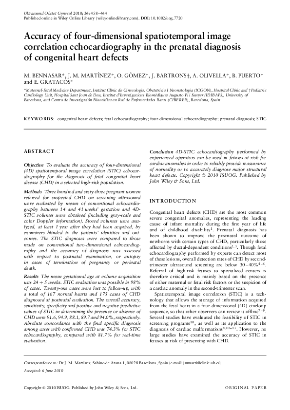Pdf Accuracy Of Four Dimensional Spatiotemporal Image Correlation Echocardiography In The