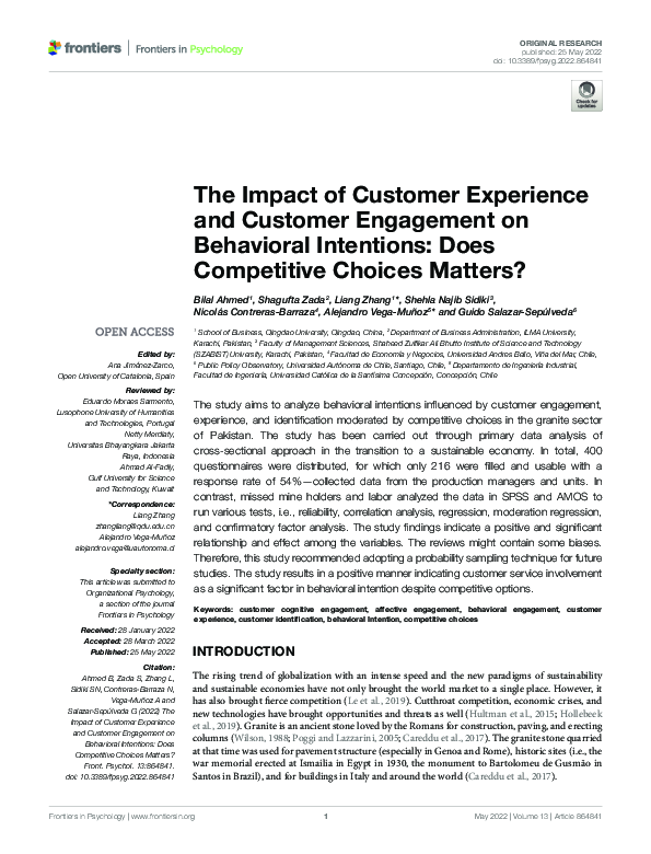 (PDF) The Impact of Customer Experience and Customer Engagement on ...
