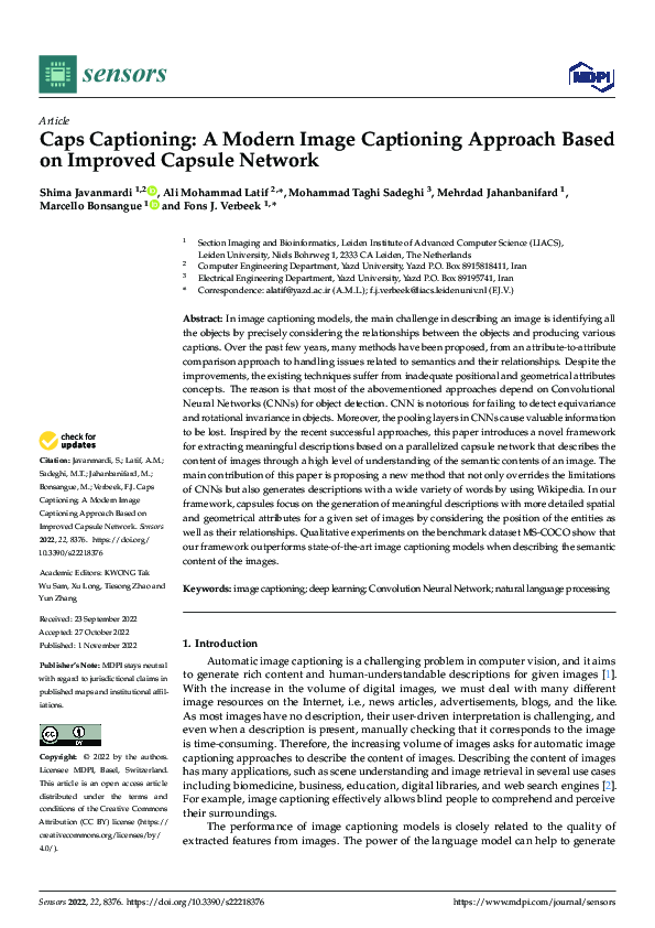 (PDF) Caps Captioning: A Modern Image Captioning Approach Based on ...