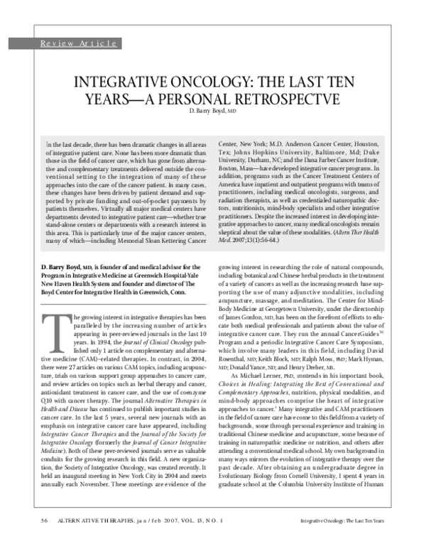 (PDF) The Last Ten Years — a Personal Retrospectve