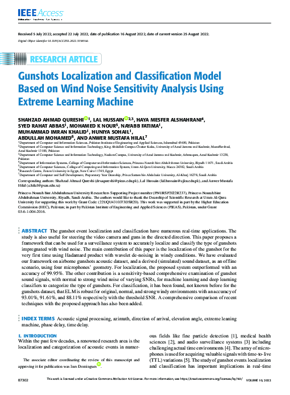 (PDF) Gunshots Localization and Classification Model Based on Wind Noise Sensitivity Analysis ...