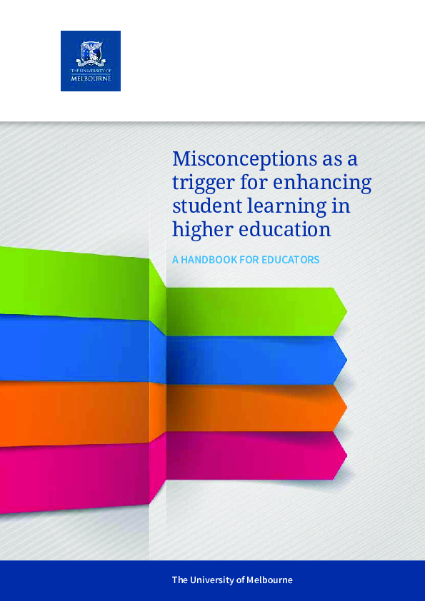 (PDF) Misconceptions as a trigger for enhancing student learning in higher education: a handbook ...