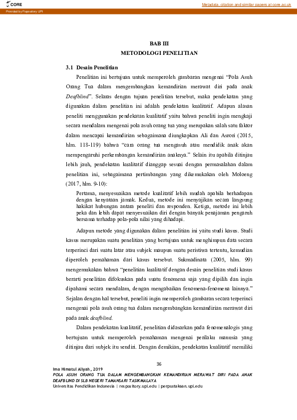 (PDF) Pola Asuh Orang Tua Dalam Mengembangkan Kemandirian Anak Kelompok B DI Ra Perwanida ...