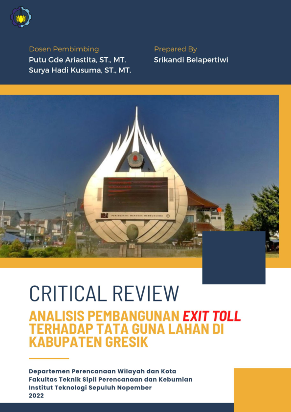 (PDF) Critical Review - Kasus Tata Guna Lahan : Analisis Pengaruh Exit ...
