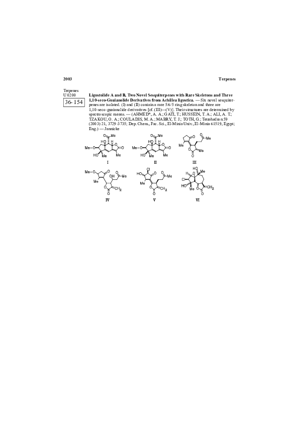(PDF) Ligustolide A and B, two novel sesquiterpenes with rare skeletons ...