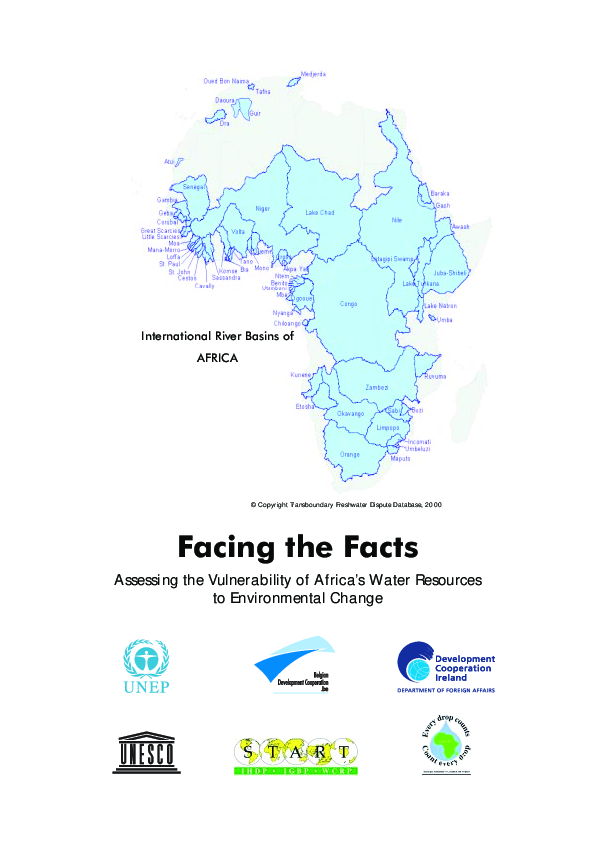 (PDF) Facing the facts: assessing the vulnerability of Africa's water resources to environmental ...