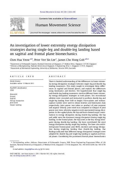 (PDF) An investigation of lower extremity energy dissipation strategies ...