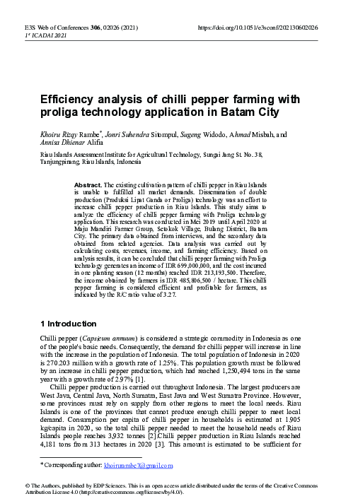 (PDF) Chilli Pepper Farming Efficiency with Proliga