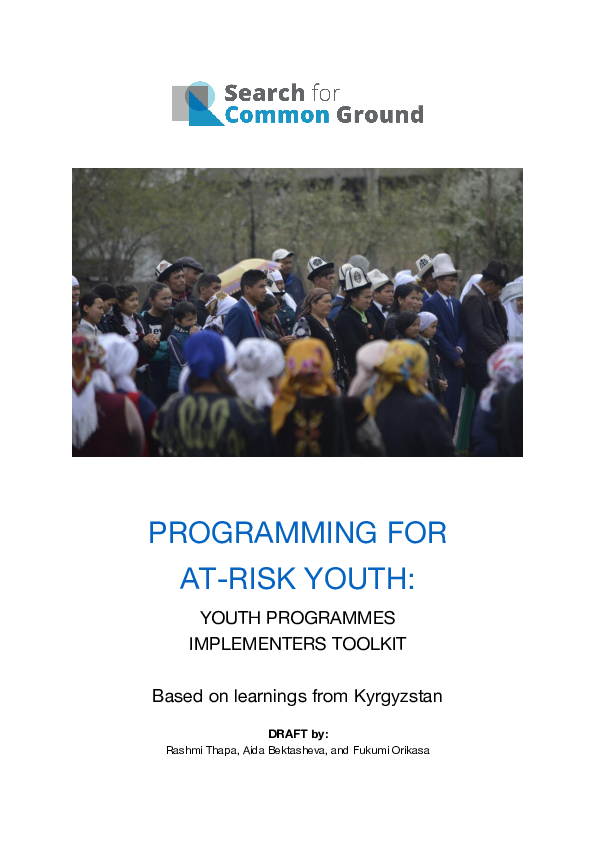 (PDF) Peace building Toolkit