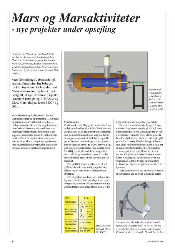 (PDF) Mars og Marsaktiviteter - nye projekter under opsejling