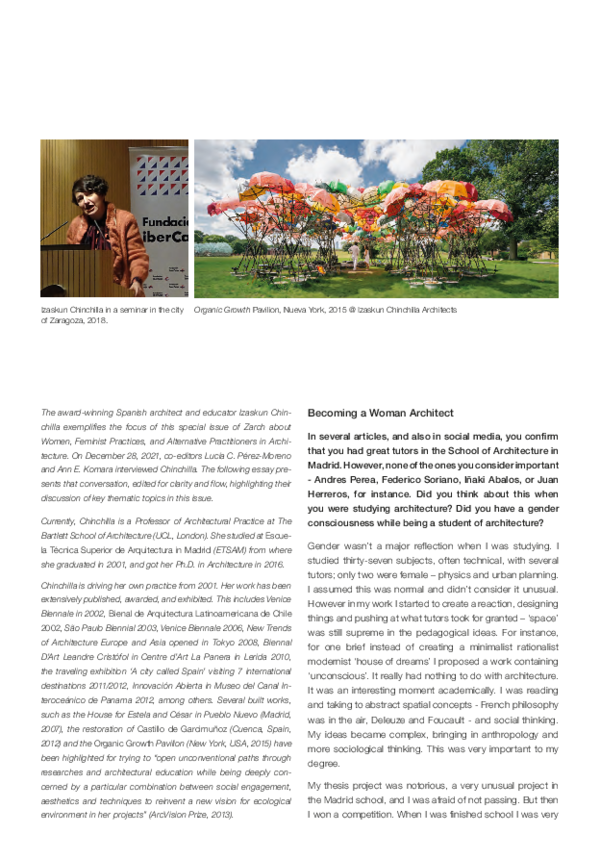 (PDF) Feminist Thinking as an Opportunity to Revitalize Architecture ...