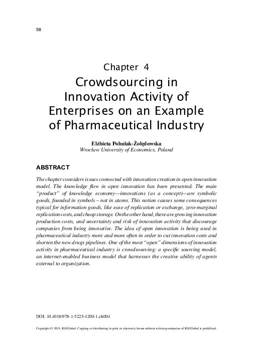(PDF) Crowdsourcing in Innovation Activity of Enterprises on an Example ...