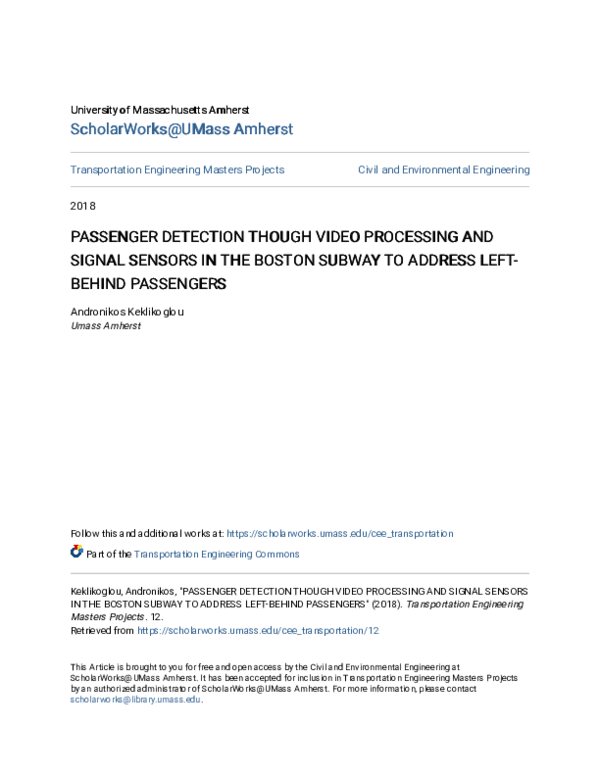 (PDF) Passenger Detection Though Video Processing and Signal Sensors in ...