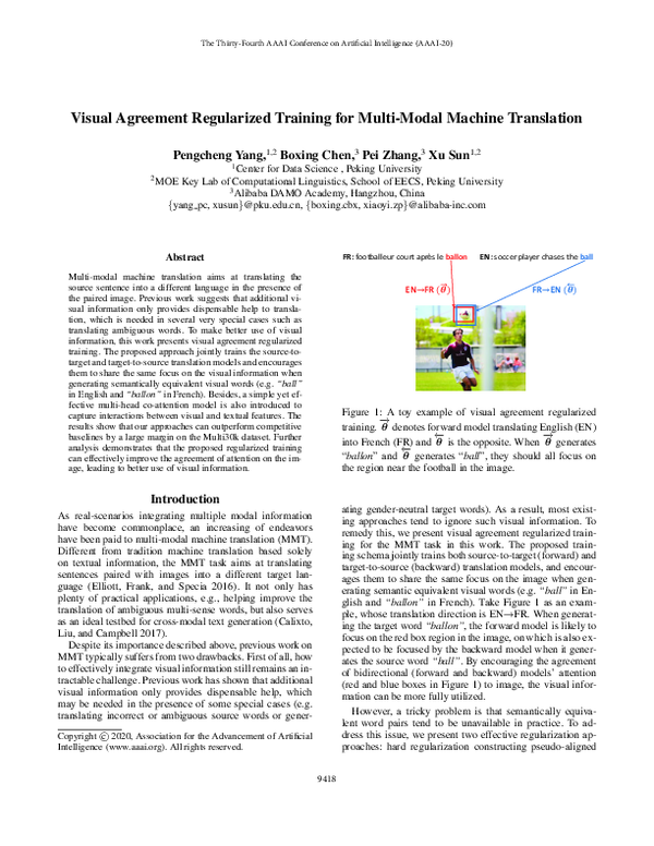 (PDF) Visual Agreement Regularized Training for Multi-Modal Machine ...