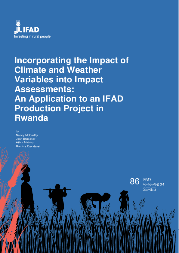 (PDF) IFAD Research Series 86: Incorporating the Impact of Climate and ...