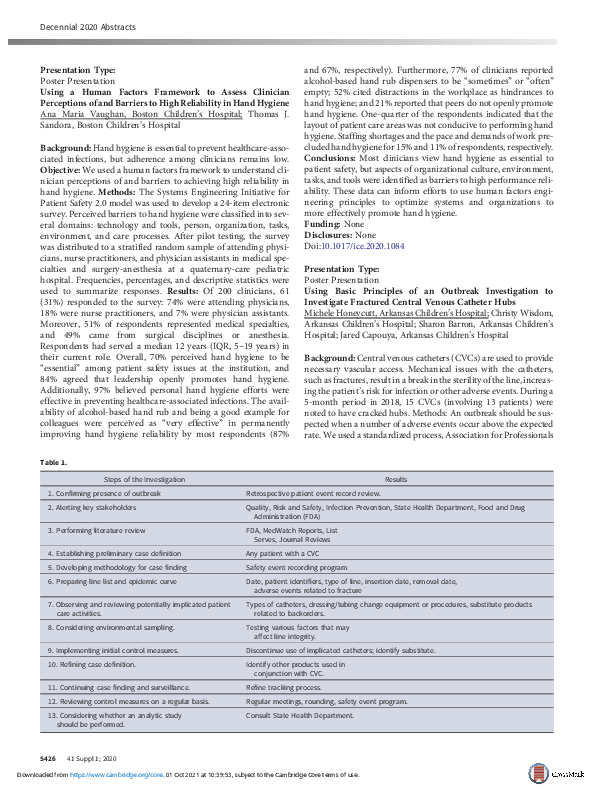 (PDF) Using Basic Principles of an Outbreak Investigation to ...